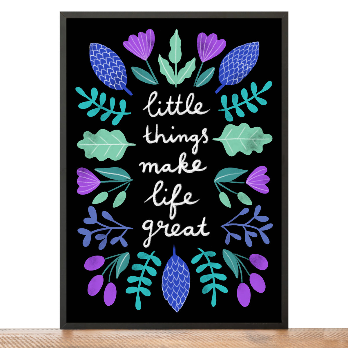 Art Print 'Little Things Make Life Great' – Karina Möller Art ...